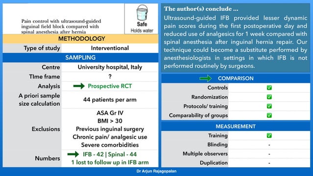 Pain control with ultrasound-guided inguinal field block compared with ...