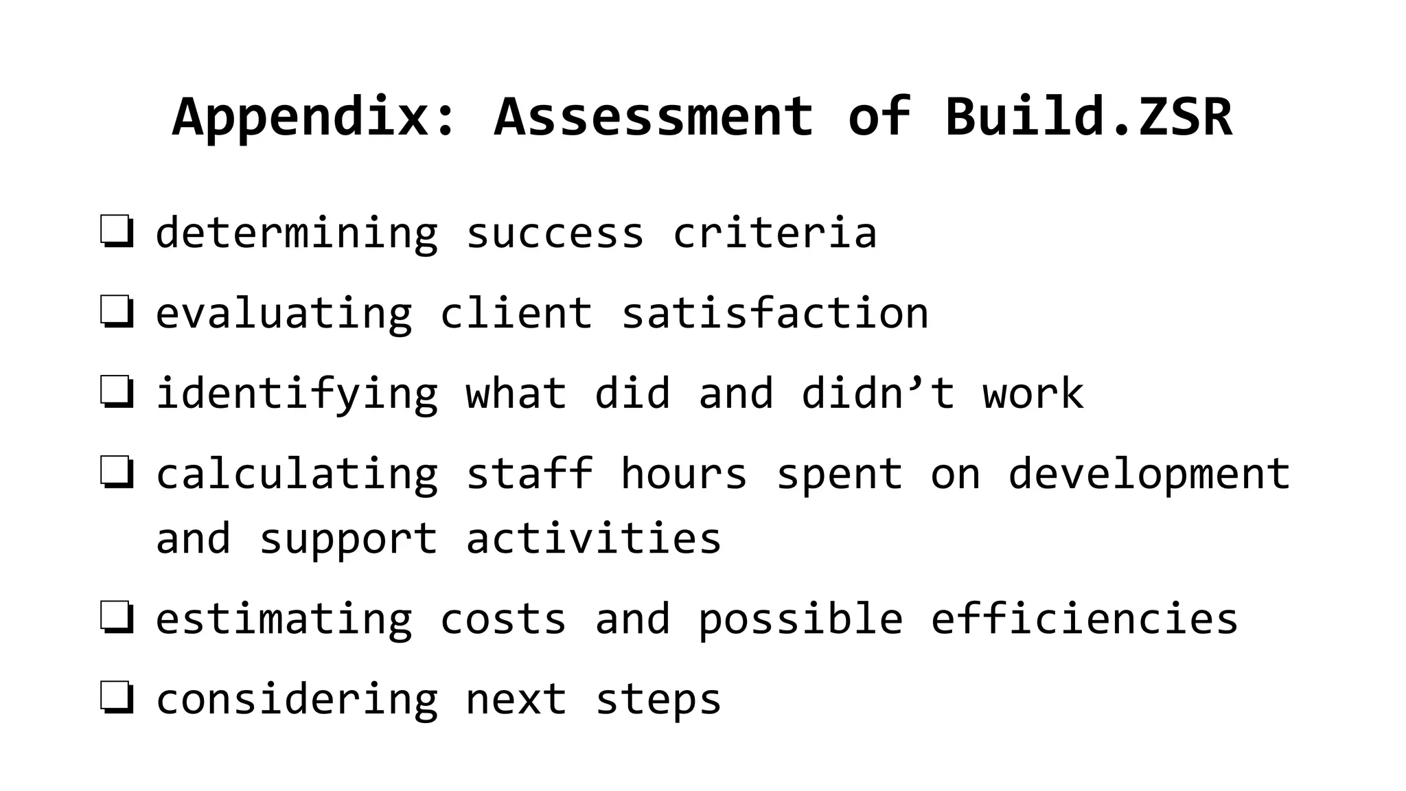 Build.ZSR: Doing DH by Facilitating DH | PPTX