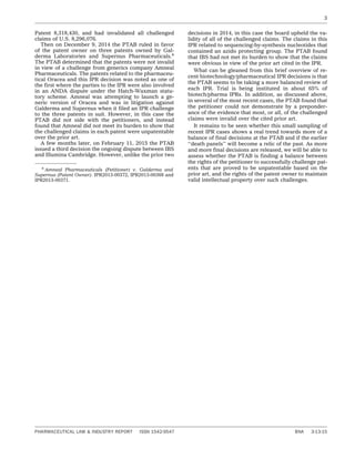 The PTAB May Be Taking a More Balanced Approach in Biotech and ...