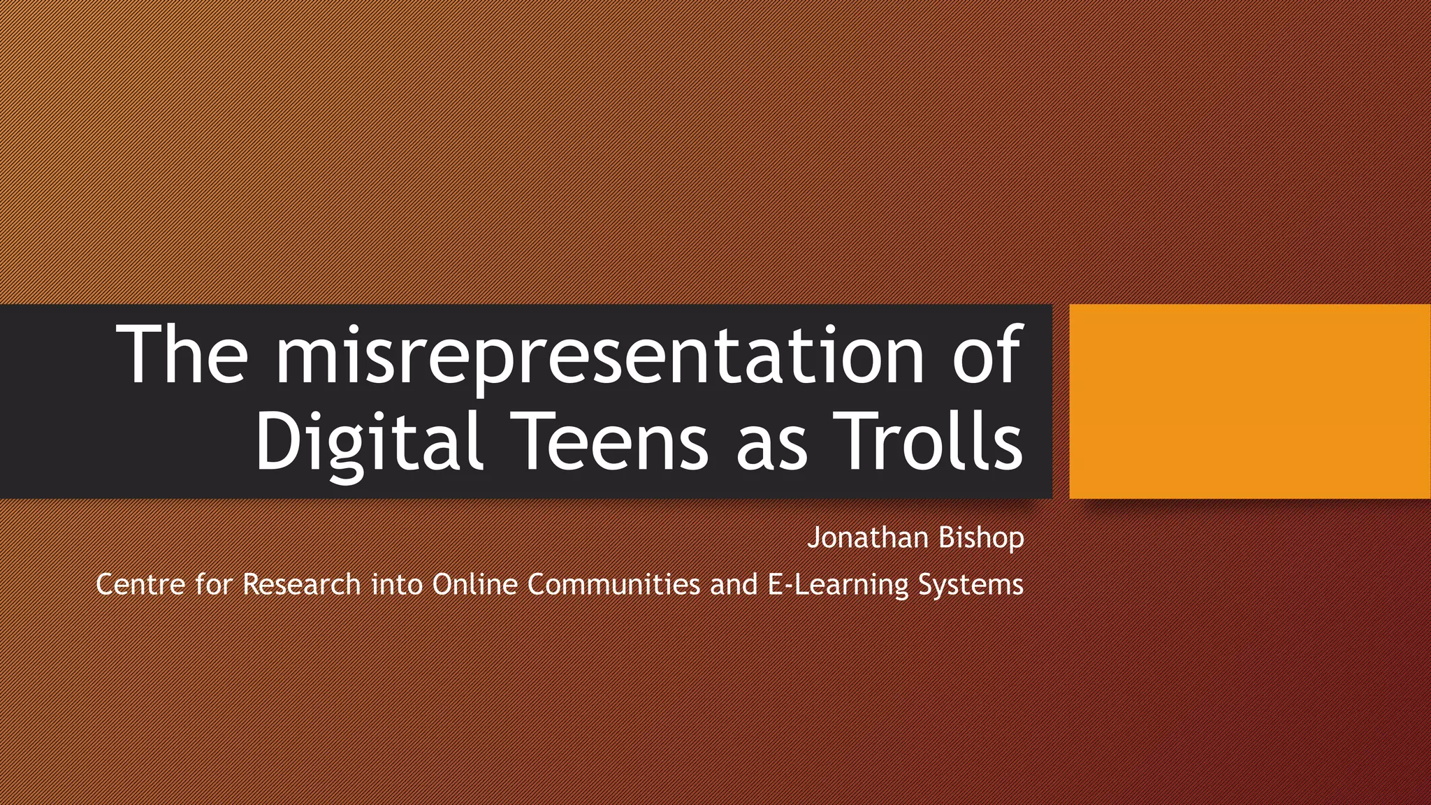 The misrepresentation of Digital Teens as trolls | PPT