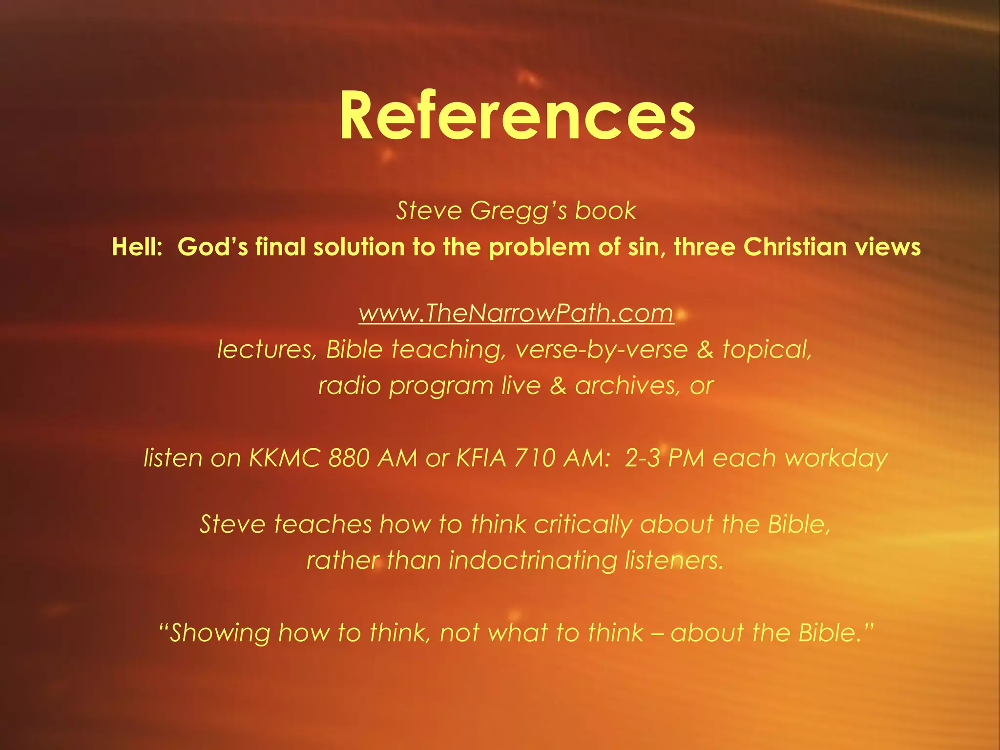 Restorationism (aka Christian Universalism) | PPT | Christianity | Religion & Spirituality