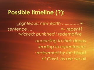 Restorationism (aka Christian Universalism) | PPT | Christianity ...