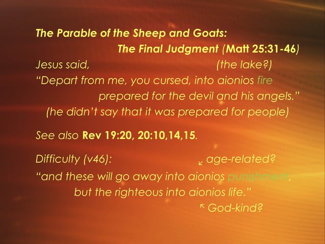 Restorationism (aka Christian Universalism) | PPT