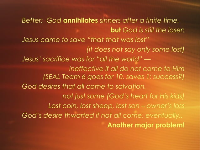 Restorationism (aka Christian Universalism) | PPT