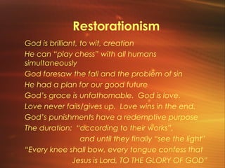 Restorationism (aka Christian Universalism) | PPT | Christianity ...