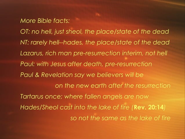 Restorationism (aka Christian Universalism) | PPT