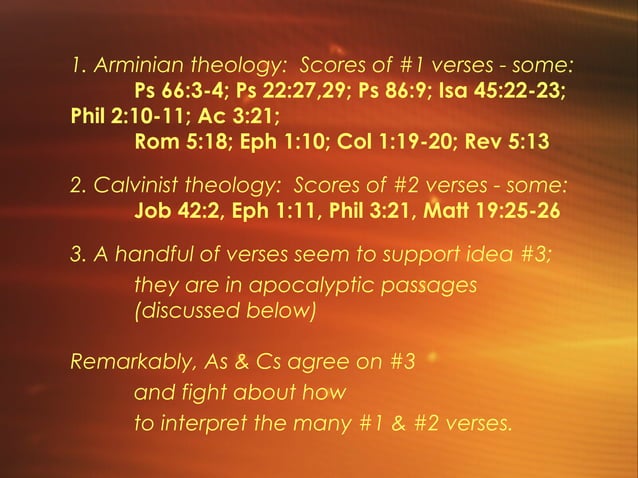 Restorationism (aka Christian Universalism) | PPT