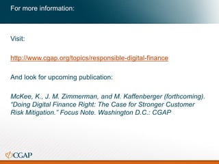 CGAP Slides | PDF