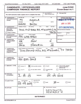 2015 04-09 angela angie- bado - candidate_officeholder campaign finance ...