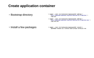Containers with systemd-nspawn | PDF