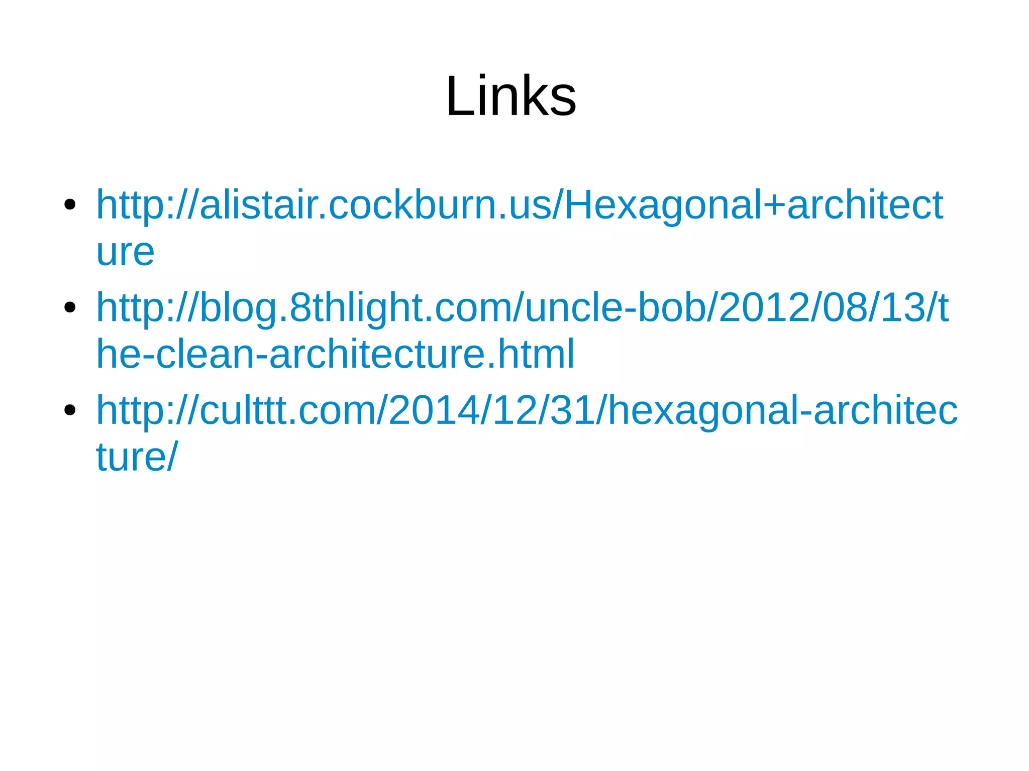 Kata: Hexagonal Architecture / Ports and Adapters | PDF