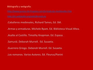LAS ARMADURAS MEDIEVALES | PPTX