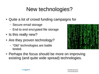 GCCS-Unplugged Secure and private communication and collaboration | PPT