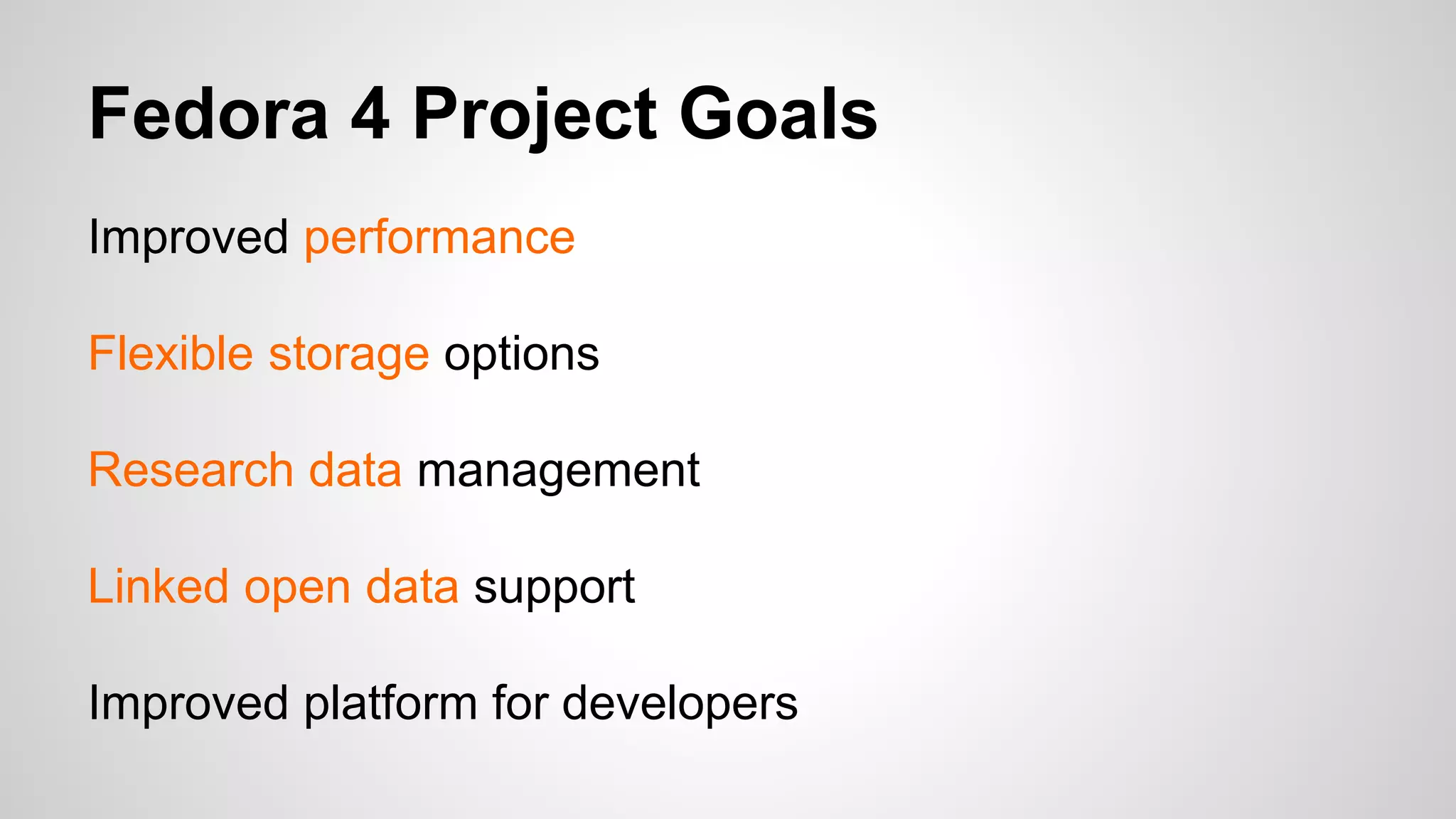 Fedora 4 :Introduction and Overview | PPT