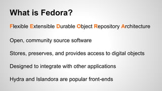 Fedora 4 :Introduction and Overview | PPT