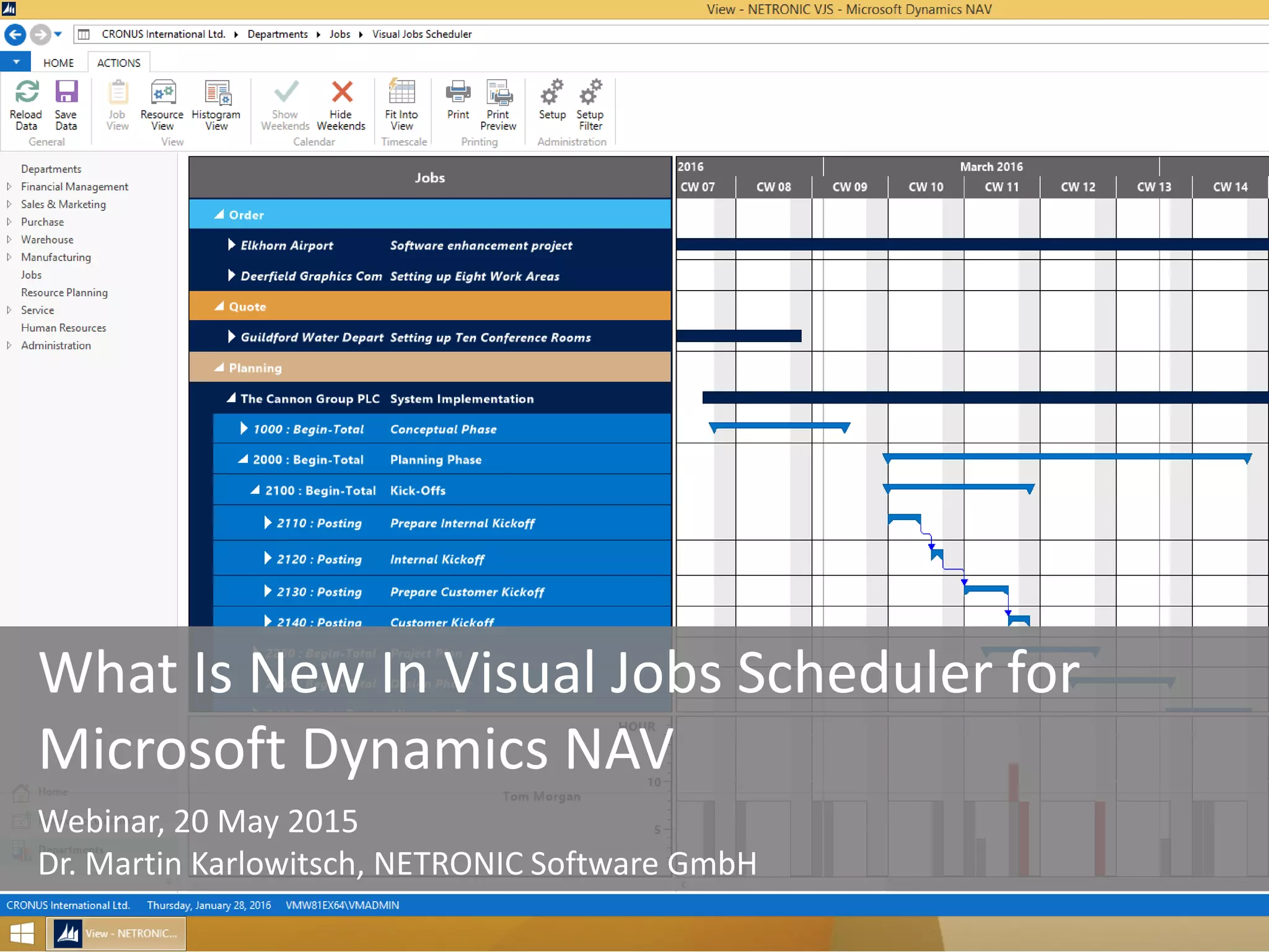 What is new in Visual Jobs Scheduler for Microsoft Dynamics NAV | PPTX