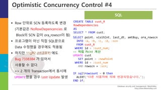 [2015-05-22] Oracle Ways of Concurrency Control | PPT