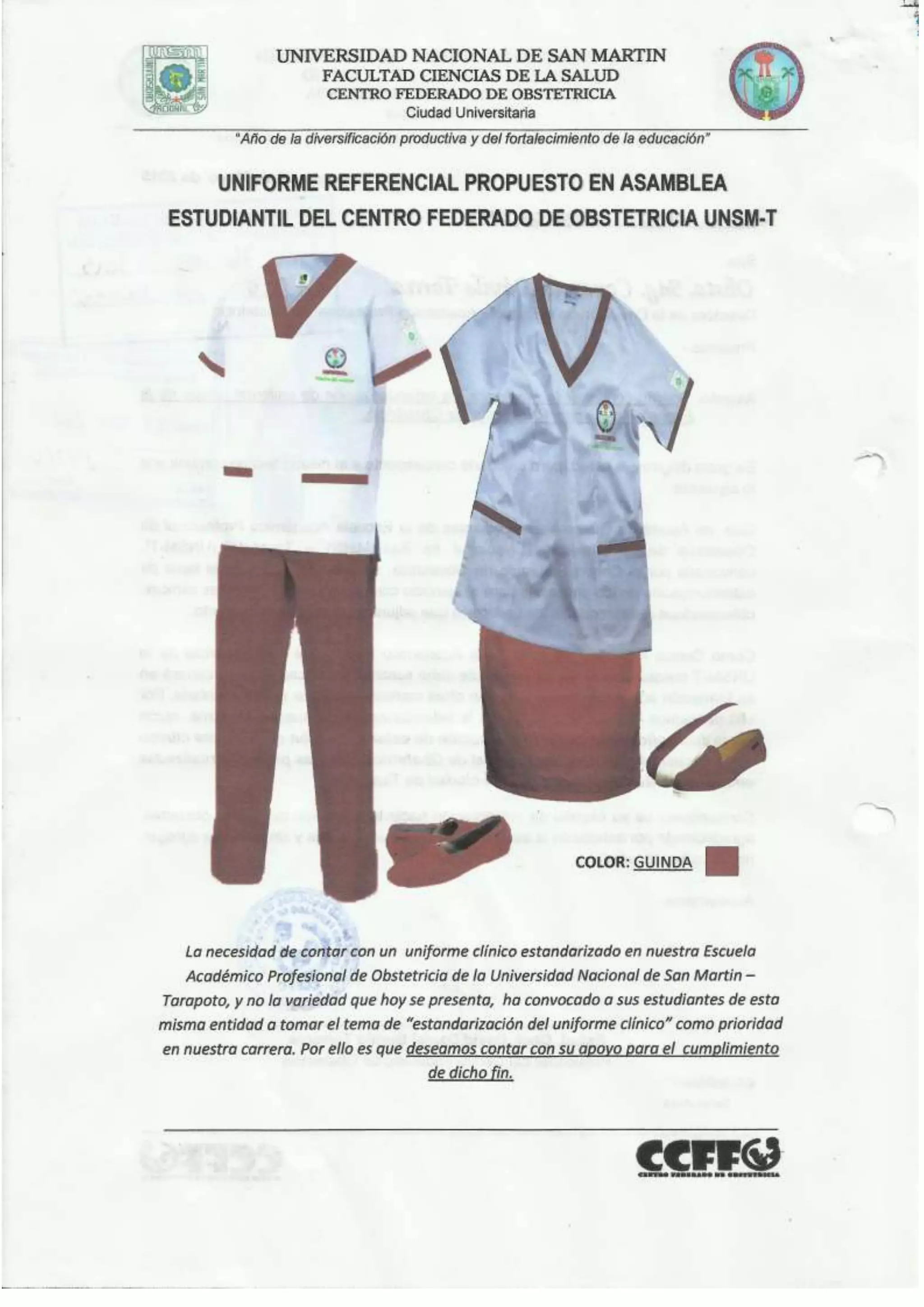 2015 05-26 concertar estand de uniform clíni obstetricia | DOCX ...