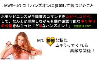 俺と JAWS-UG と CLI | PPTX