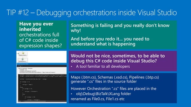 BizTalk Server Deep Dive Tips & Tricks for Developers and Admins | PPT