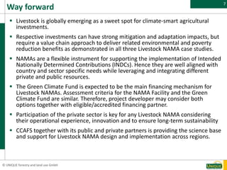 SBSTA Side Event presentation: Livestock NAMAs in Kenya, Mongolia, and ...