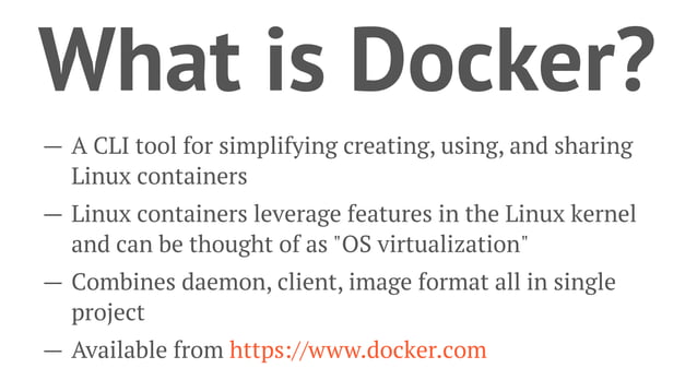 Getting Started with Containers | PPT