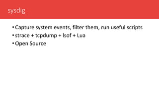 Sysdig Monitorama Slides | PPT