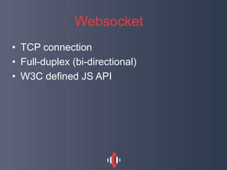 Websocket vs SSE - Paris.js - 24/06/15 | PPTX
