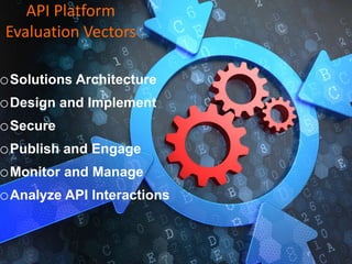 API Management Platform Technical Evaluation Framework | PPTX