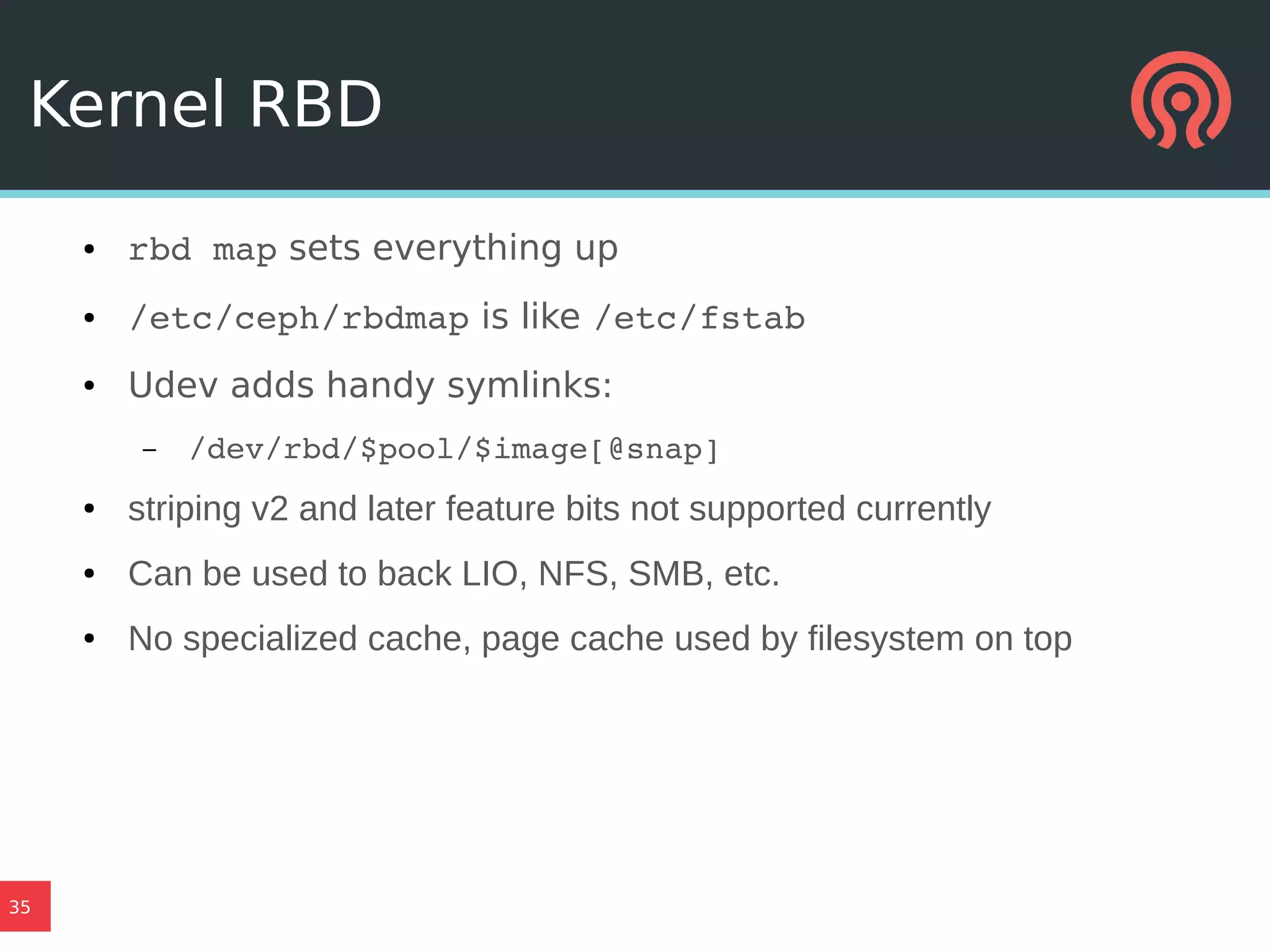 Ceph Day LA - RBD: A deep dive | PPT