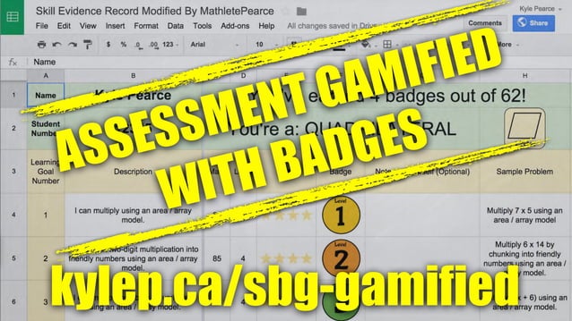 Gamifying the Math Classroom With Standards Based Grading | PPT
