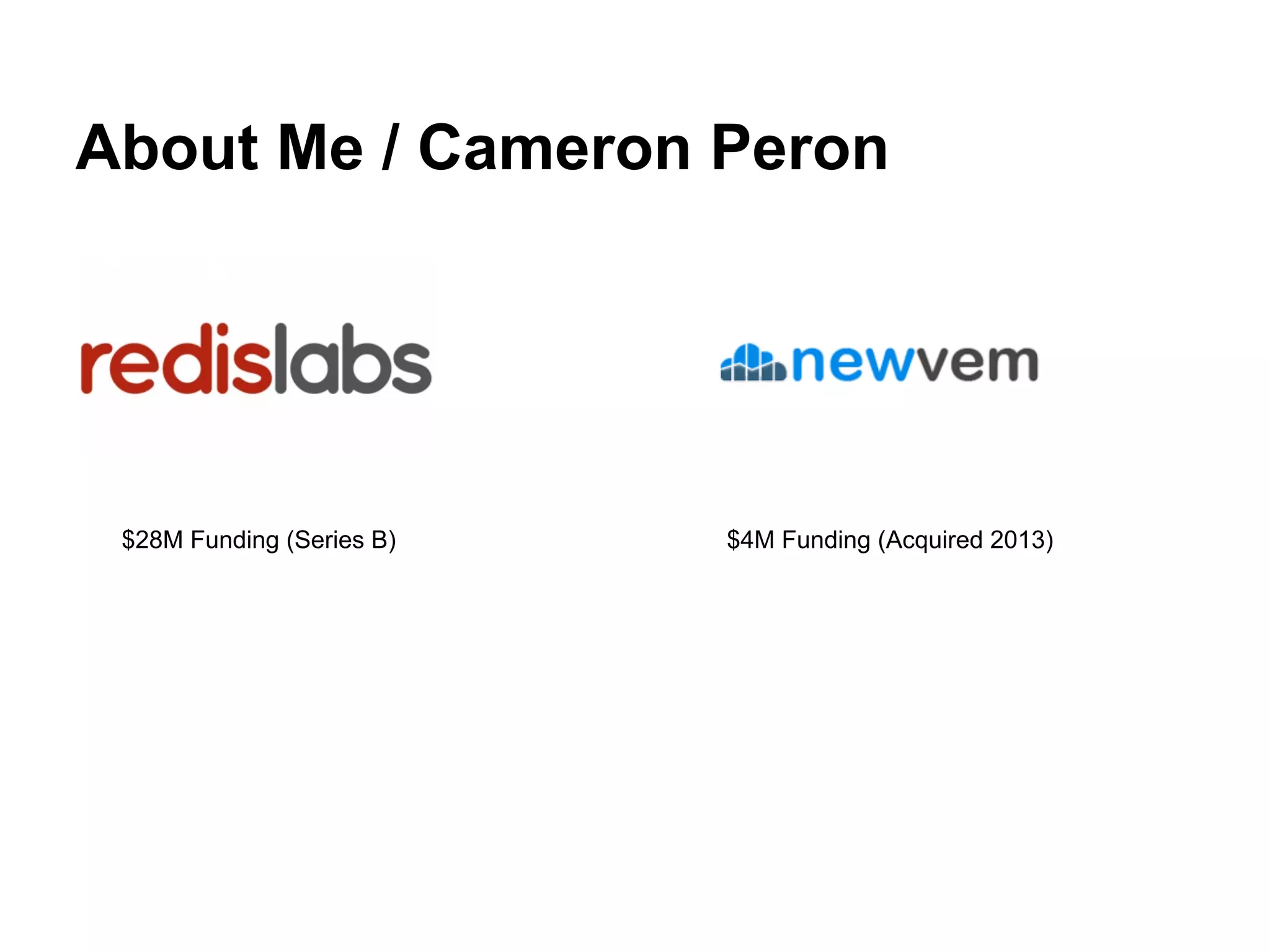 Creating Killer Trend Stories with Redis Labs' Cameron Peron | PDF