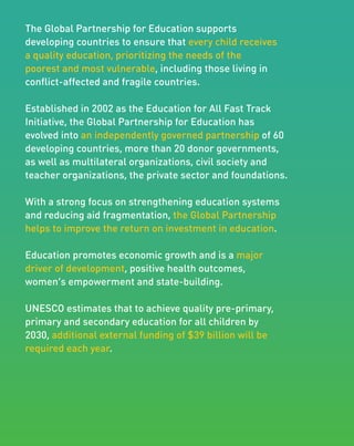 Global Partnership for Education Brochure | PDF