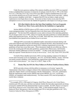 Radical Enviro Groups' Notice of Intent to Sue the EPA to Force ...