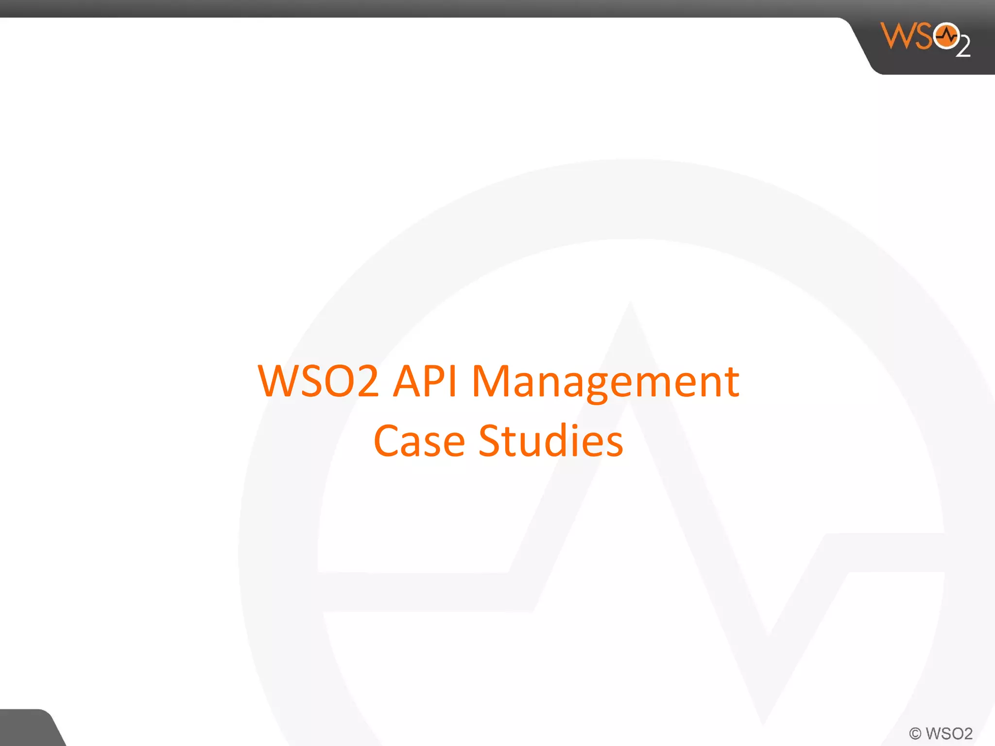WSO2 API Platform: Vision and Roadmap | PDF