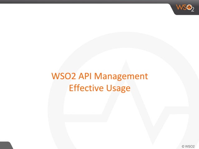 WSO2 API Platform: Vision and Roadmap | PPT
