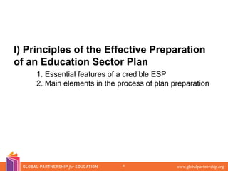 Guidelines for preparing a credible education sector plan | PPTX