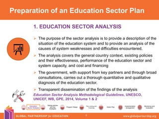 Guidelines for preparing a credible education sector plan | PPTX