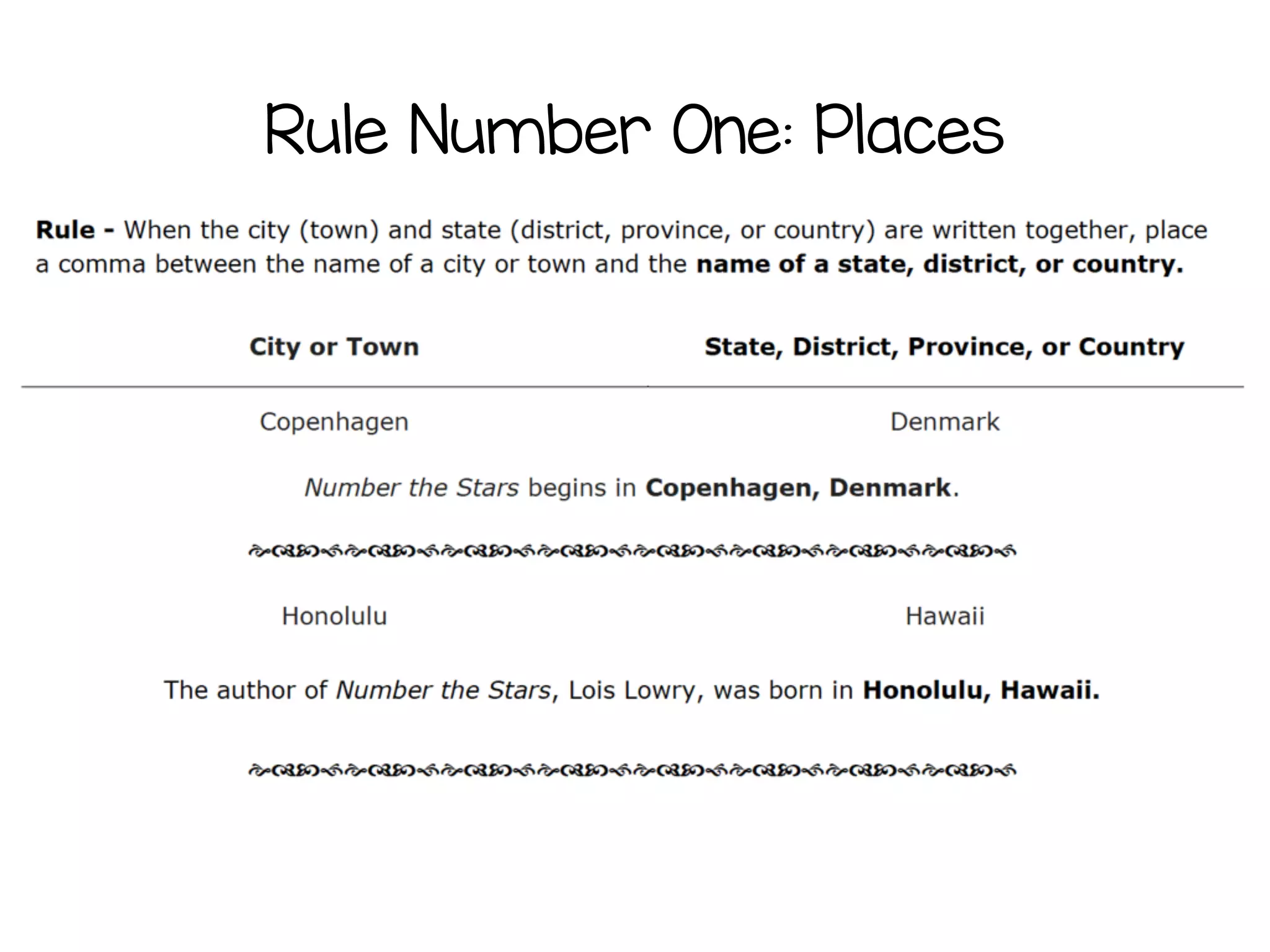 GRAMMAR SKILLS: COMMA RULES | PDF