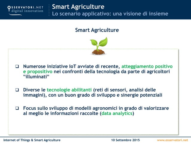 Emanuela Pala: Internet of Things & Smart Agriculture | PPT