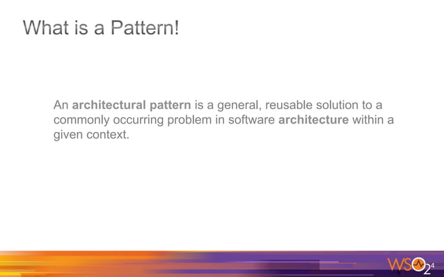Pattern Driven Enterprise Architecture | PPT