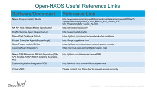 TechWiseTV Open NX-OS Workshop | PPT
