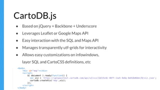 CartoDB Inside Out | PPT