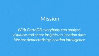 CartoDB Inside Out | PPT