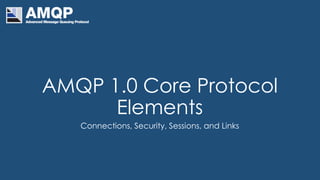 AMQP 1.0 introduction | PPT