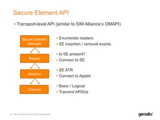Secure Elements in Web Applications | PPT
