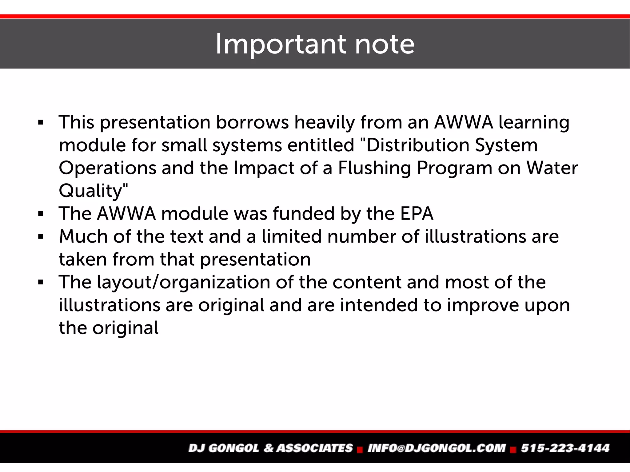 Hydrant flushing programs | PDF