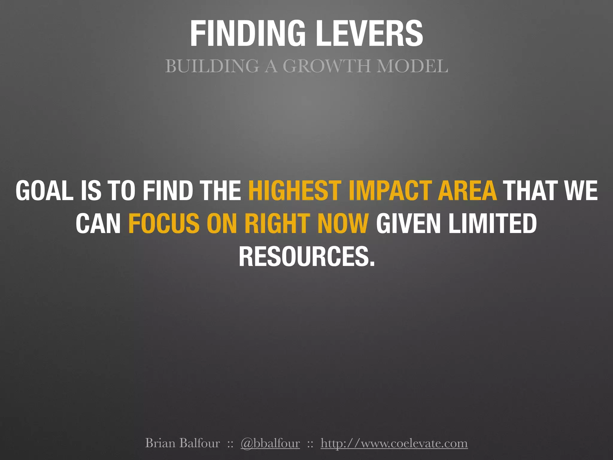 Brian Balfour: Building A Growth Machine | PDF
