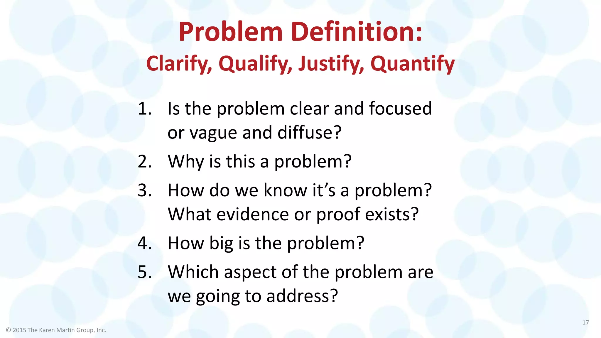 Problem Solving: The P in PDSA | PDF