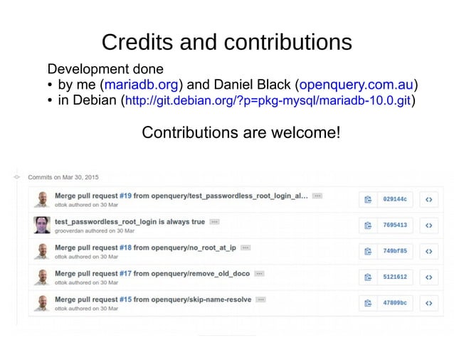 Passwordless Login With Unix Authsocket Ppt